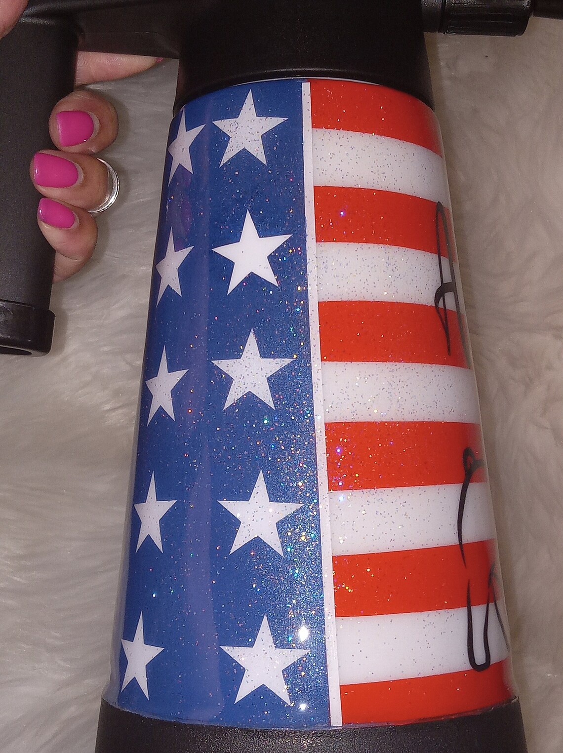 Custom Red White and Blue Pig Sprayer, Custom Smoker Sprayer, Flag ...