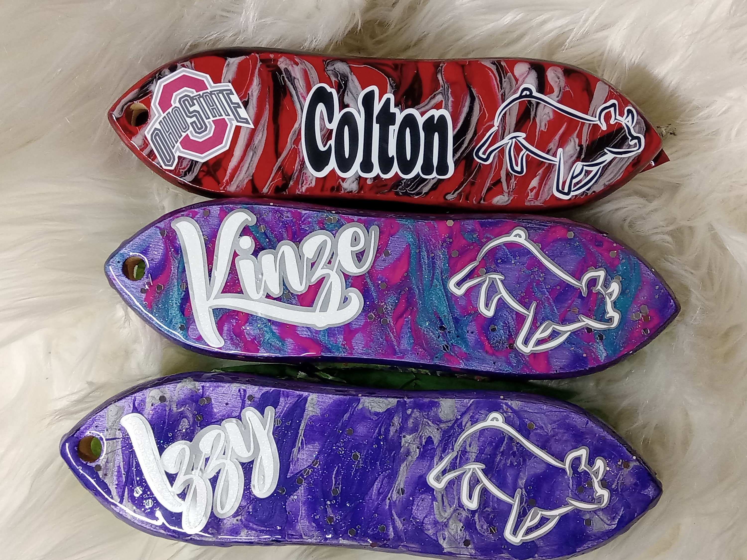 Custom Pig Brush, Hand Painted Livestock Sprayer and Matching Brush ...