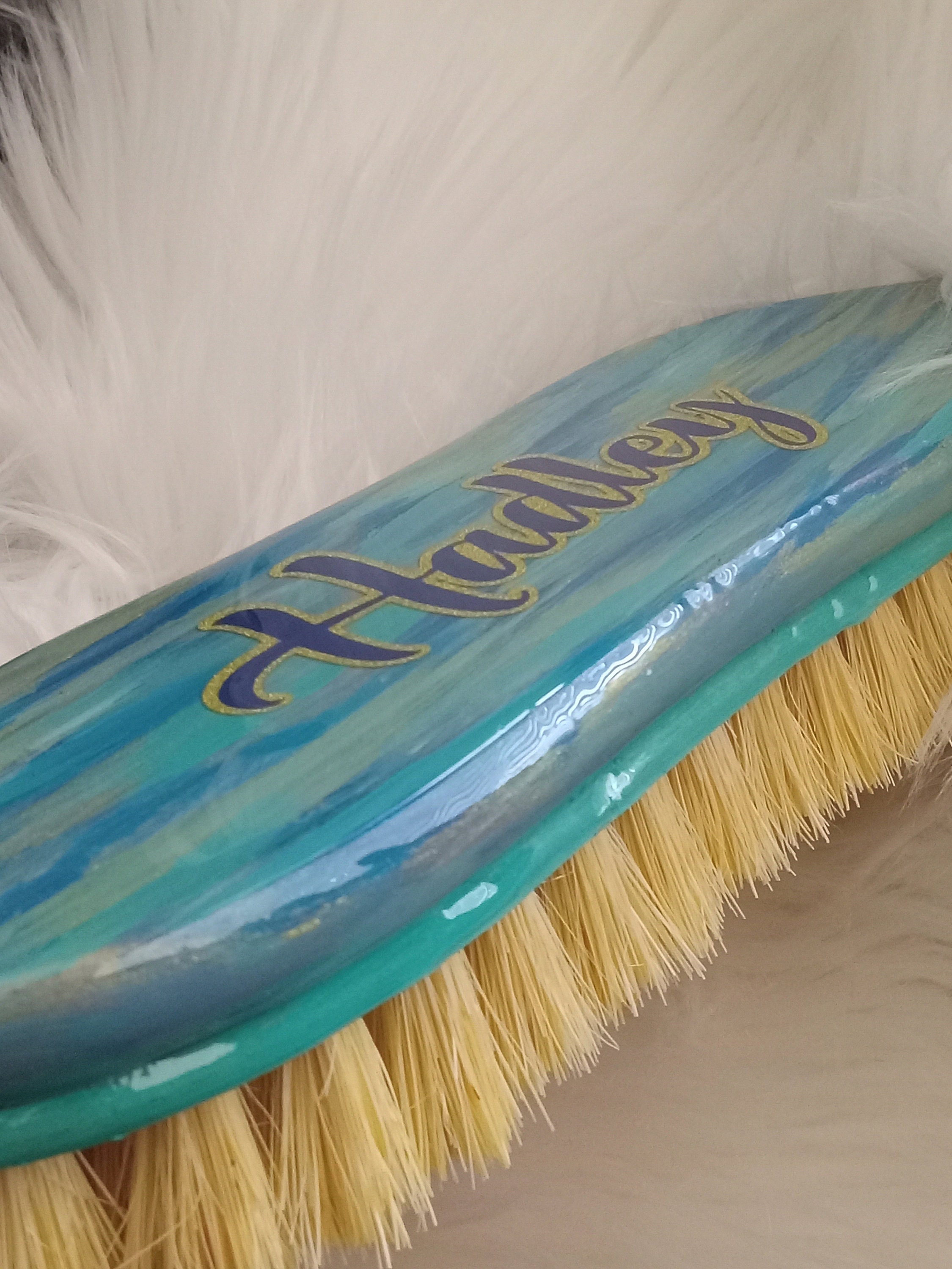Custom Pig Brush, Hand Painted Livestock Brush, Pig Brush and Sprayer ...