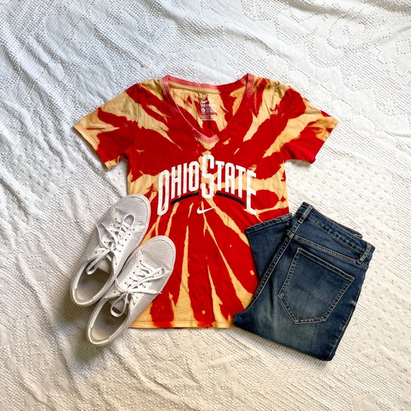 Ohio State Tie Dye Shirt - Etsy