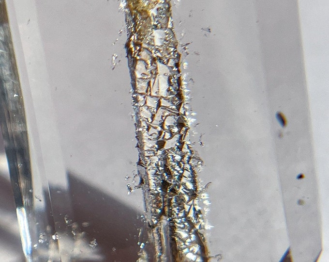 Clear Quartz Pendant Quartz Negative Quartz Unique Inclusion Crystal ...