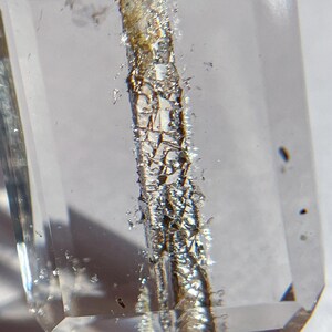 Clear Quartz Pendant Quartz Negative Quartz Unique Inclusion Crystal ...
