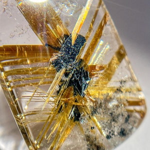 Rare Find Star Gold Rutile Quartz Pendant Golden Rutile Quartz Pendant ...