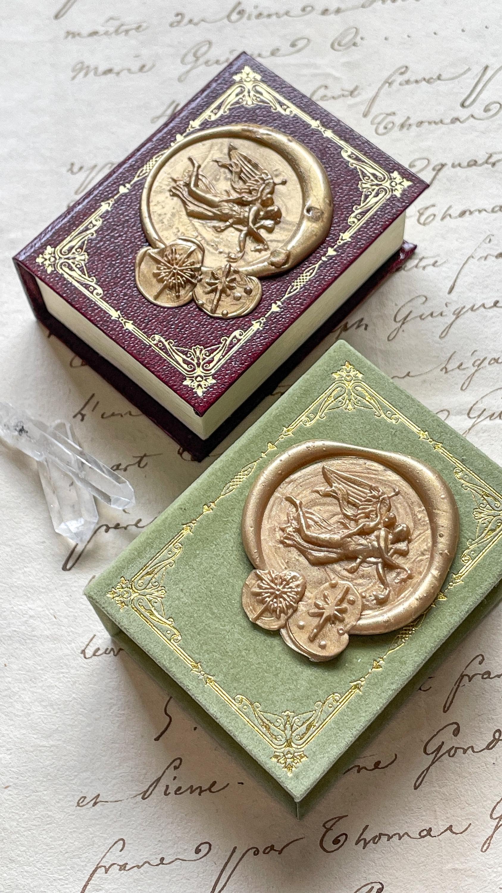 Vintage Book Ring Box Gift Box Book Shaped Proposal Ring Box Engagement ...