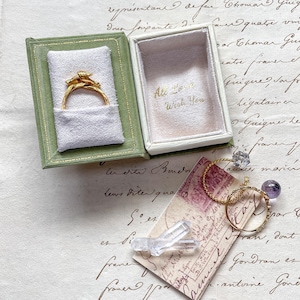 Vintage Book Ring Box Gift Box Book Shaped Proposal Ring Box Engagement ...