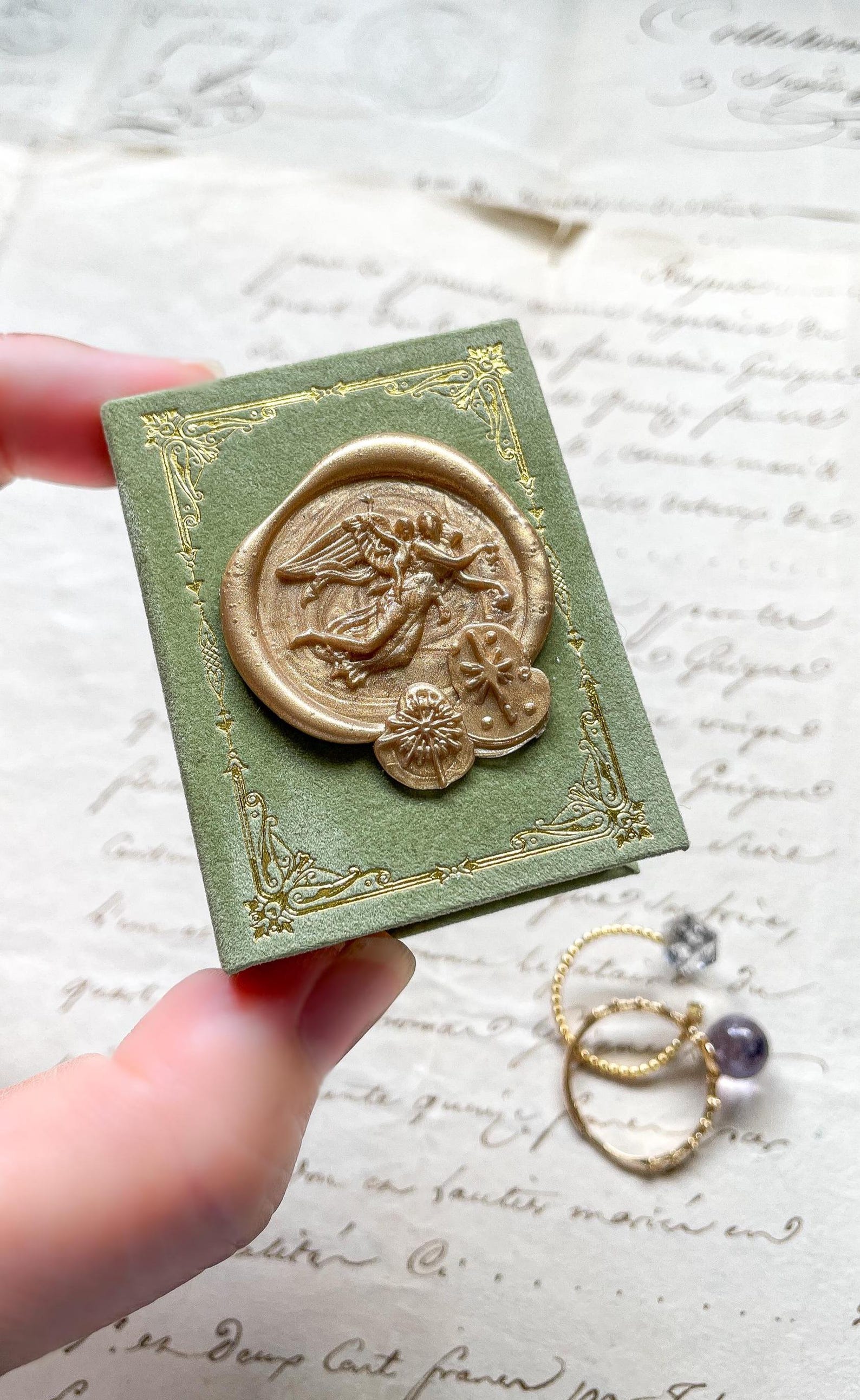 Vintage Book Ring Box Gift Box Book Shaped Proposal Ring Box Engagement ...