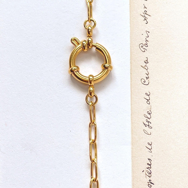 Gold Chain Paper Lip - Etsy