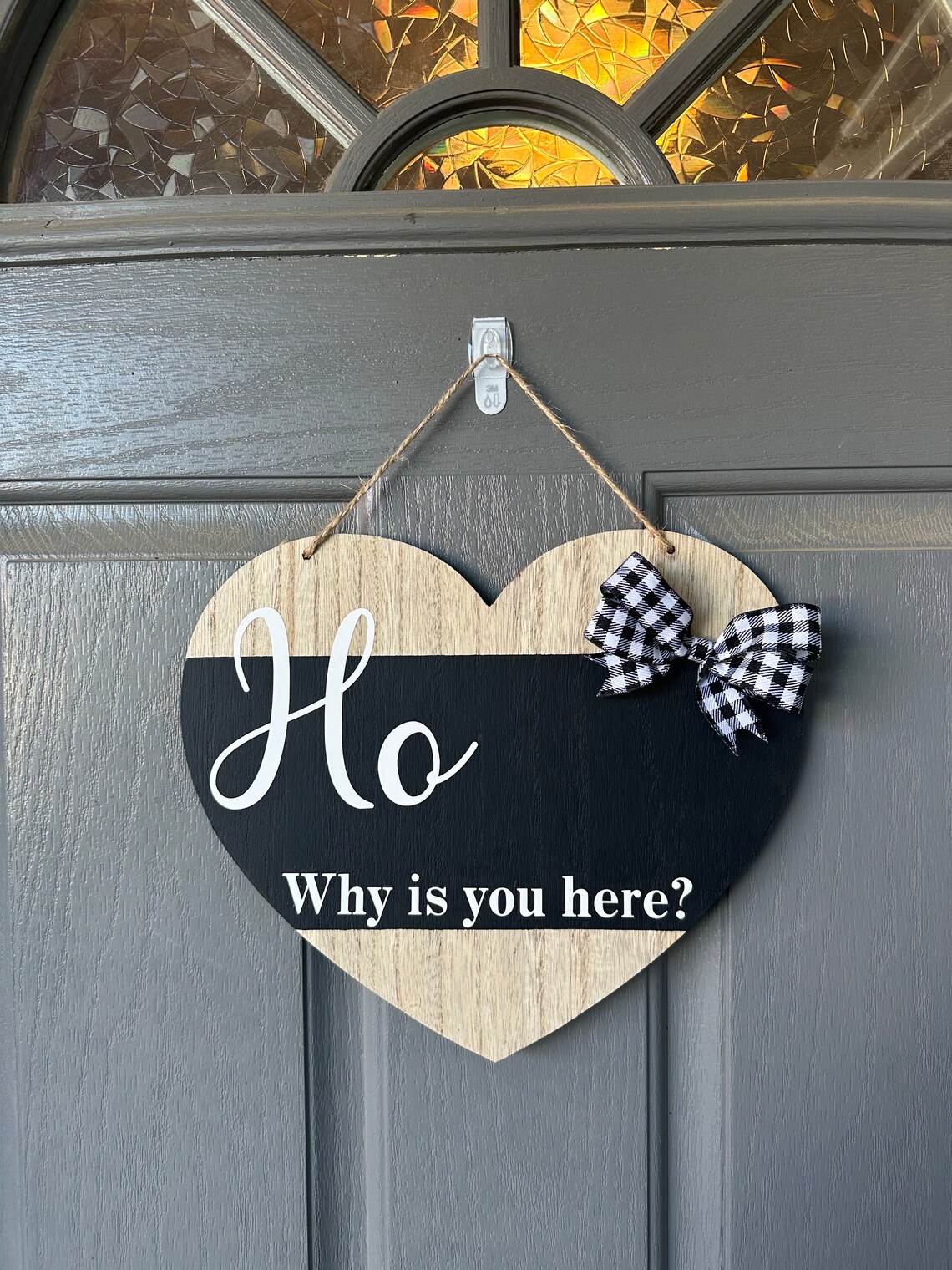 Ho Why is You Here Welcome Sign! Farmhouse Decor, Door Hanger Porch ...