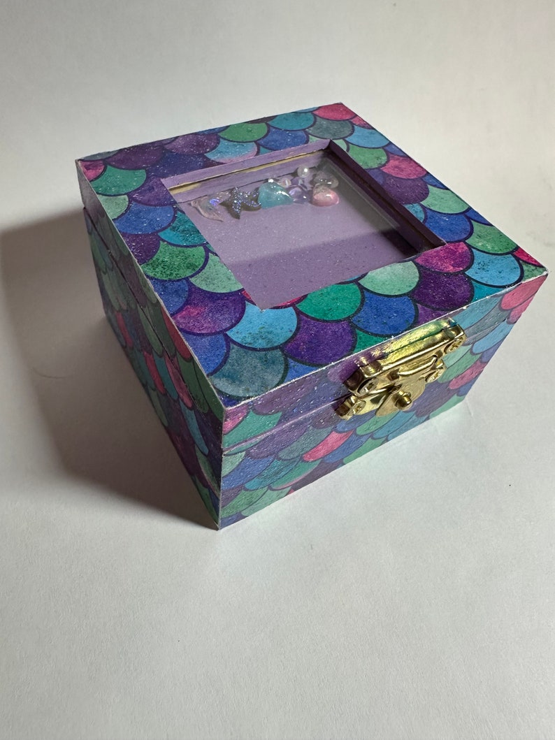Mermaid Trinket Box Mini Gift Box - Etsy