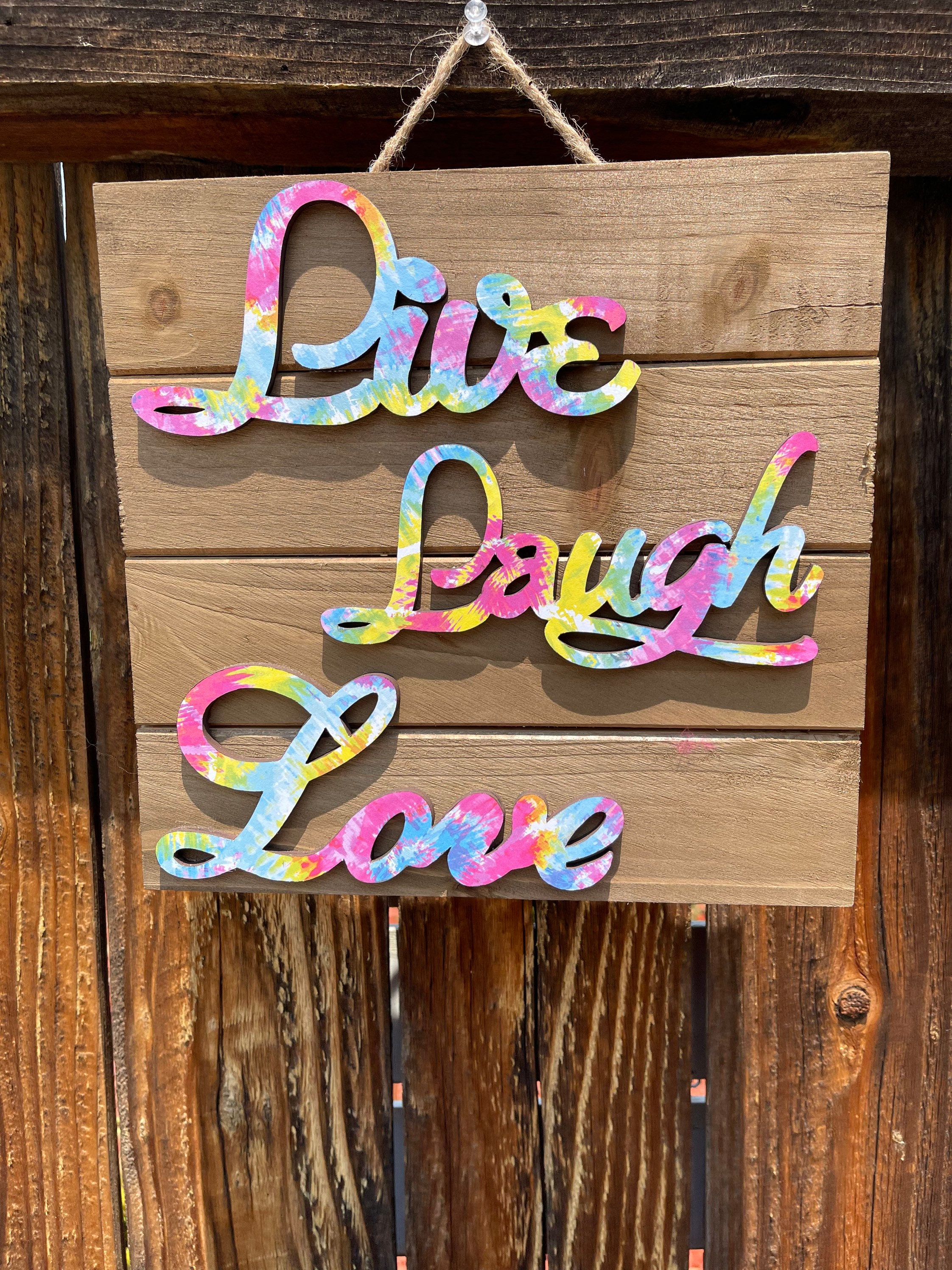 Home & Living Laugh Twine Sign Home Décor Wall Décor etna.com.pe