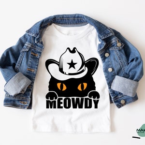 Meowdy Svg, Cat Meme Svg, Cat Howdy Matching, A Greeting Used by Cats ...