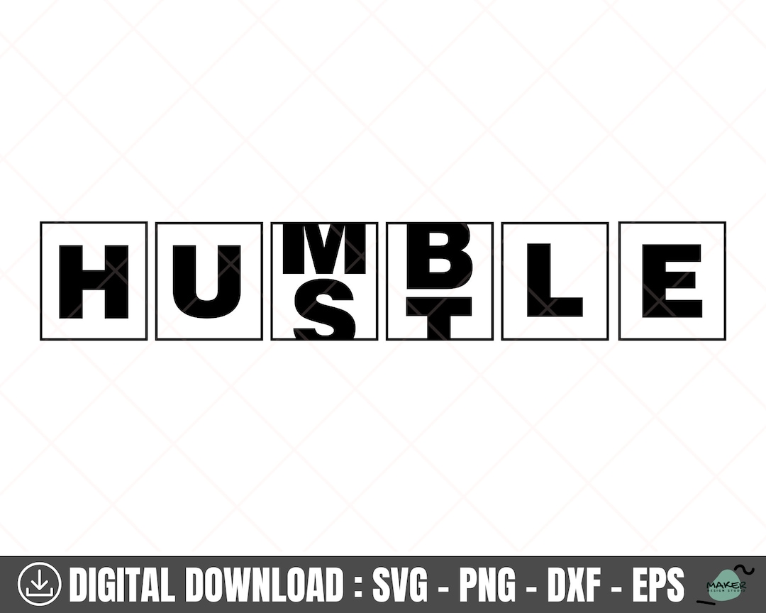 Humble Hustle Svg, Humble Odometer, Motivational Svg, Printable, Cut ...