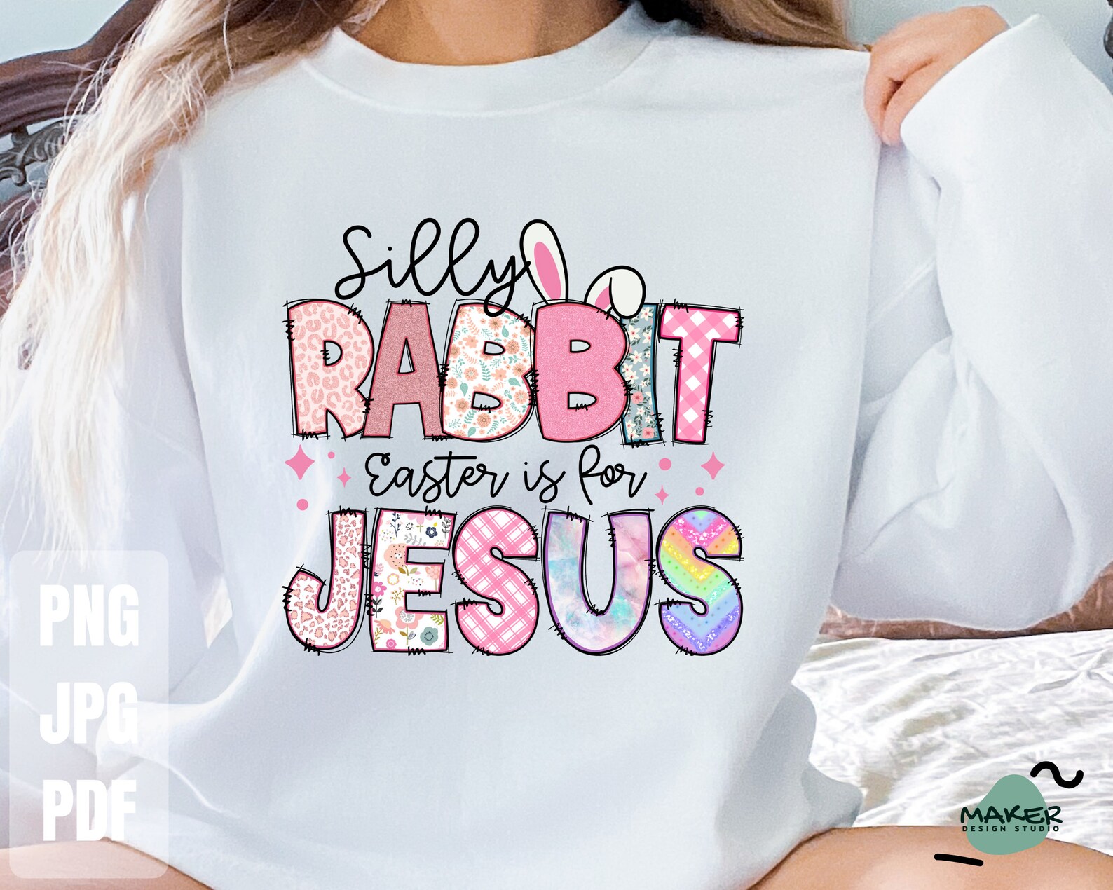 Silly Rabbit Easter is for Jesus Png Easter Png Bunny Jesus - Etsy