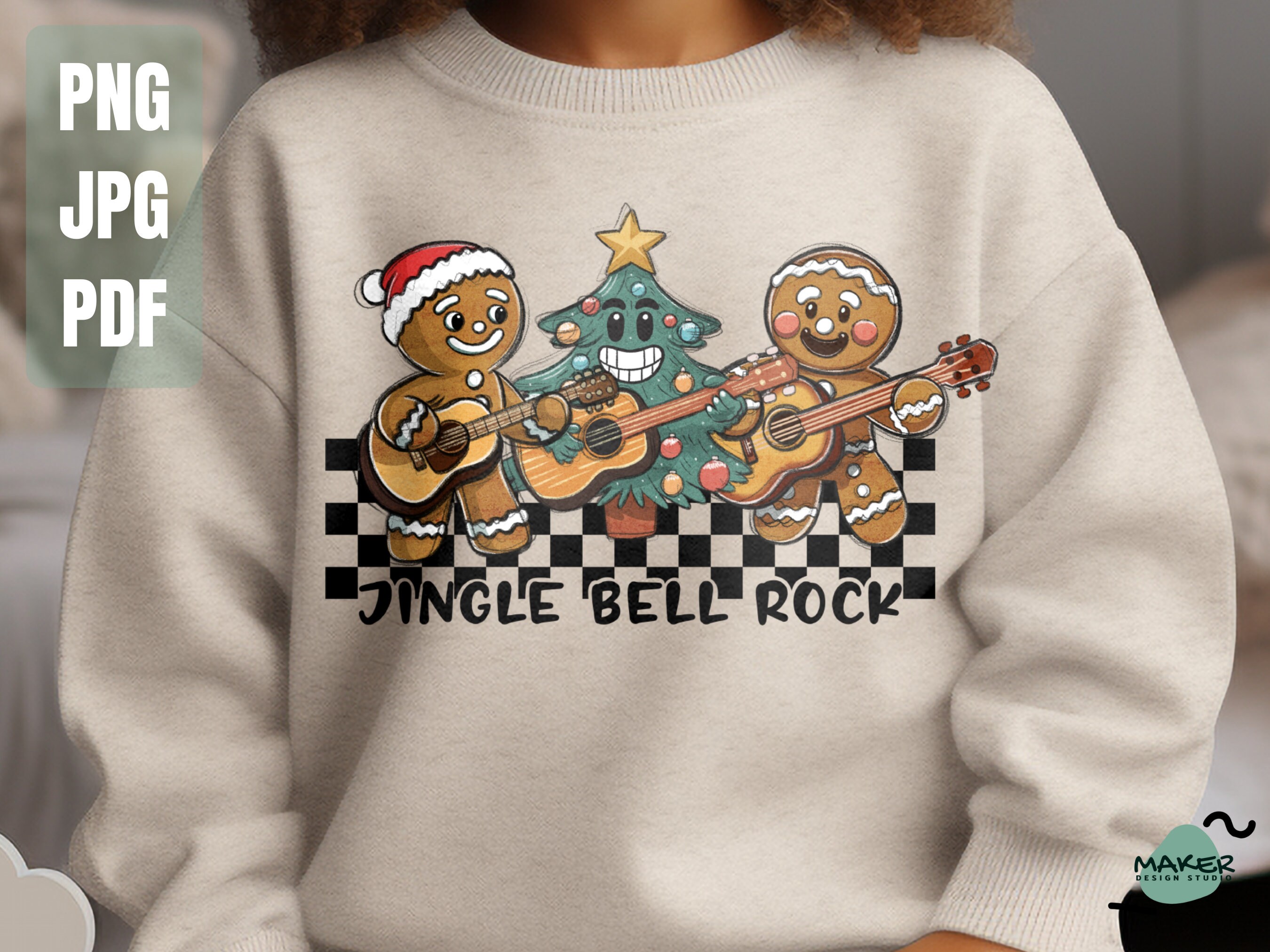 Jingle Bell Rock Christmas Rockstar Png, Funny Christmas Rockstar ...