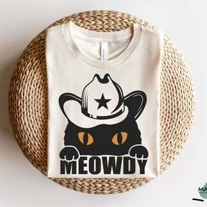 Meowdy Svg, Cat Meme Svg, Cat Howdy Matching, A Greeting Used by Cats ...