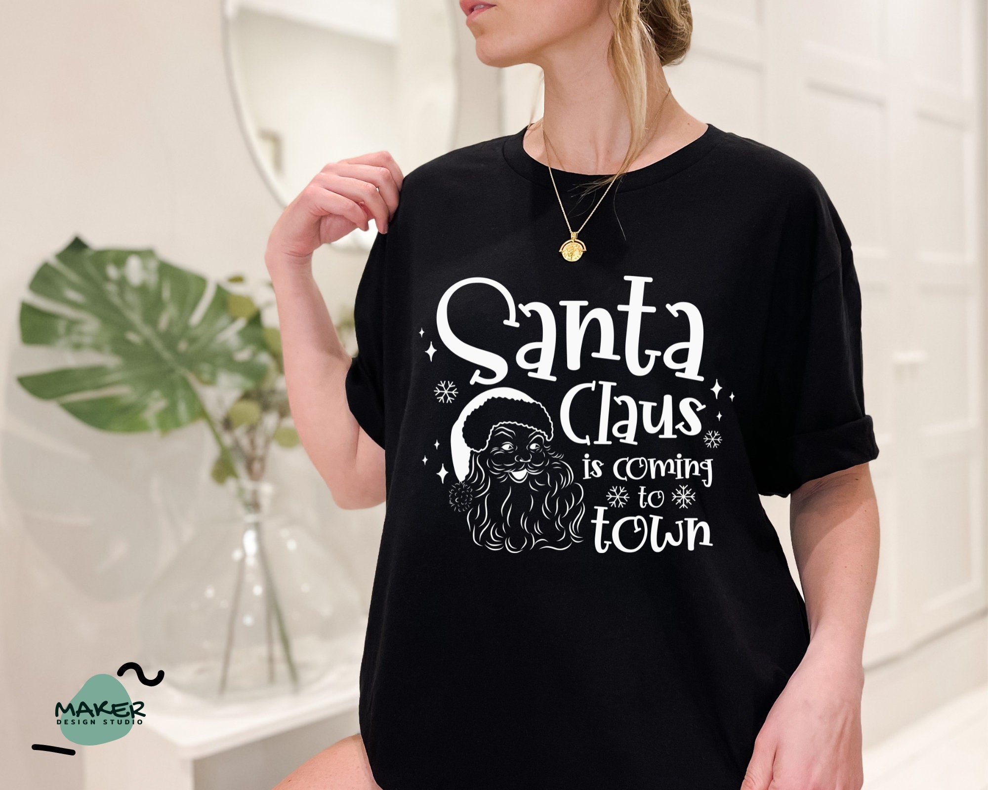 Santa Claus is Coming to Town Svg Santa Svg Christmas - Etsy