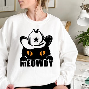 Meowdy Svg, Cat Meme Svg, Cat Howdy Matching, A Greeting Used by Cats ...