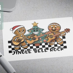 Jingle Bell Rock Christmas Rockstar Png, Funny Christmas Rockstar ...