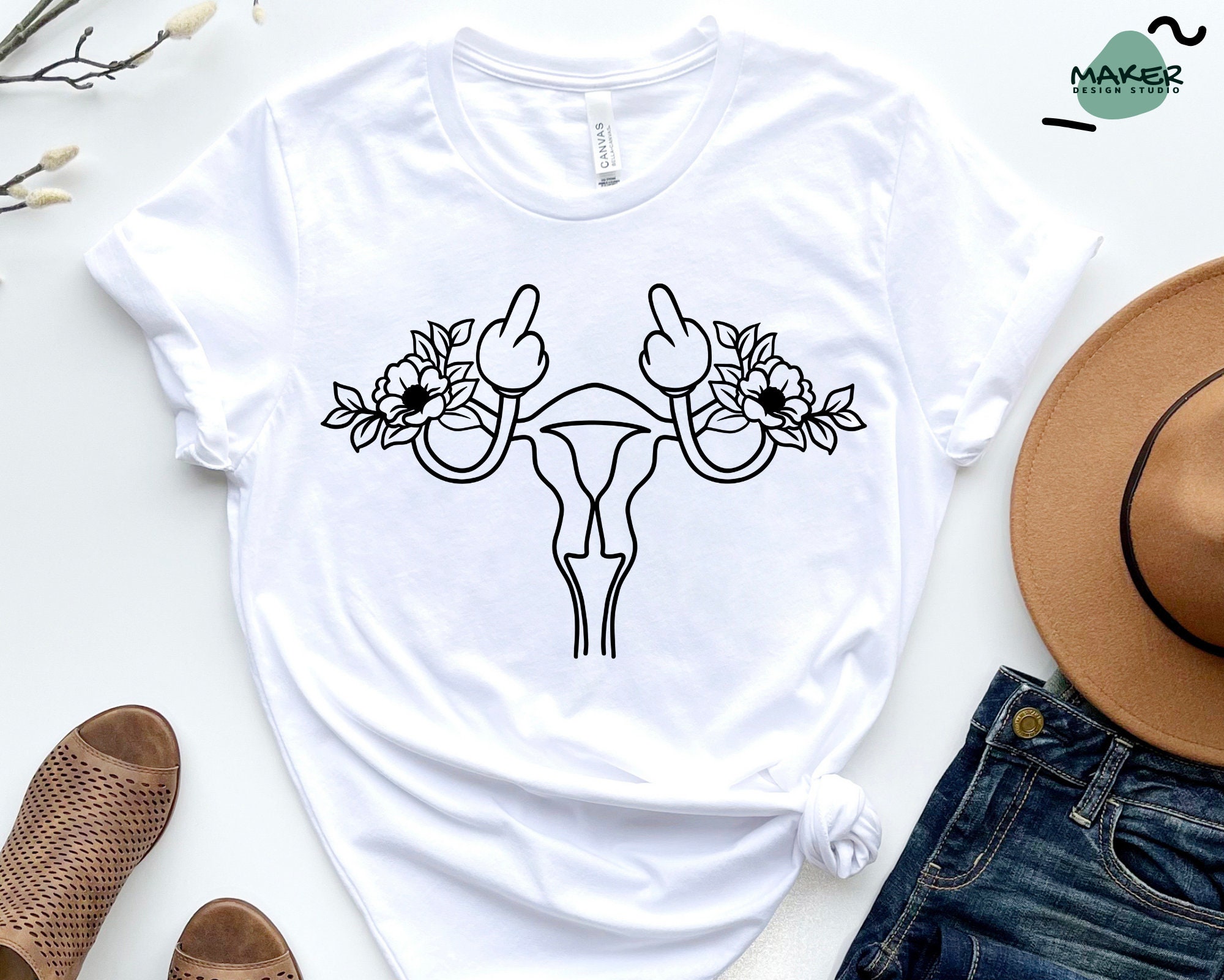 Uterus Middle Finger Svg Uterus Finger Svg My Body My Choice - Etsy