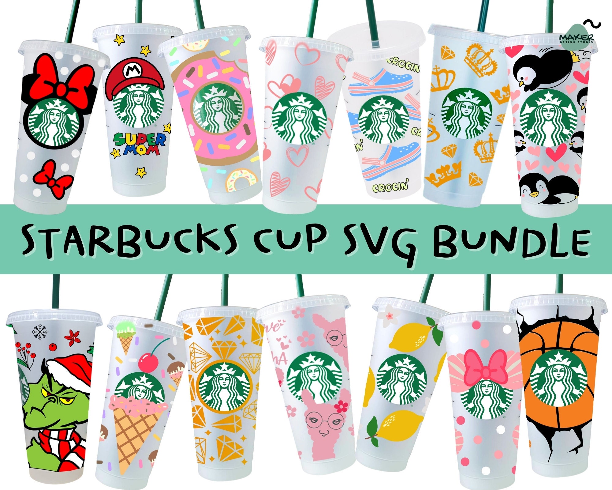 24 Oz Cup Svg Bundle Full Wrap Cutting File for Cup Cricut - Etsy Canada