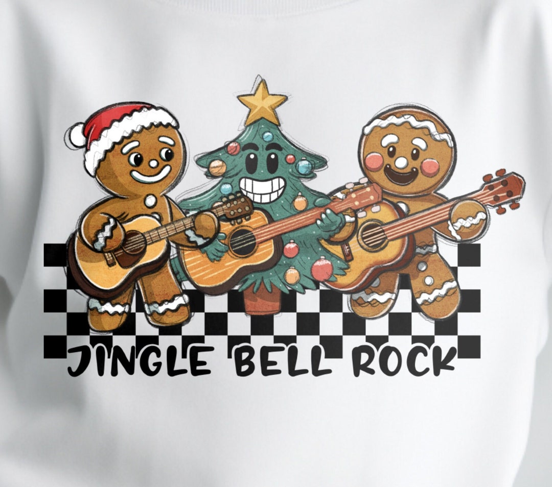 Jingle Bell Rock Christmas Rockstar Png, Funny Christmas Rockstar ...