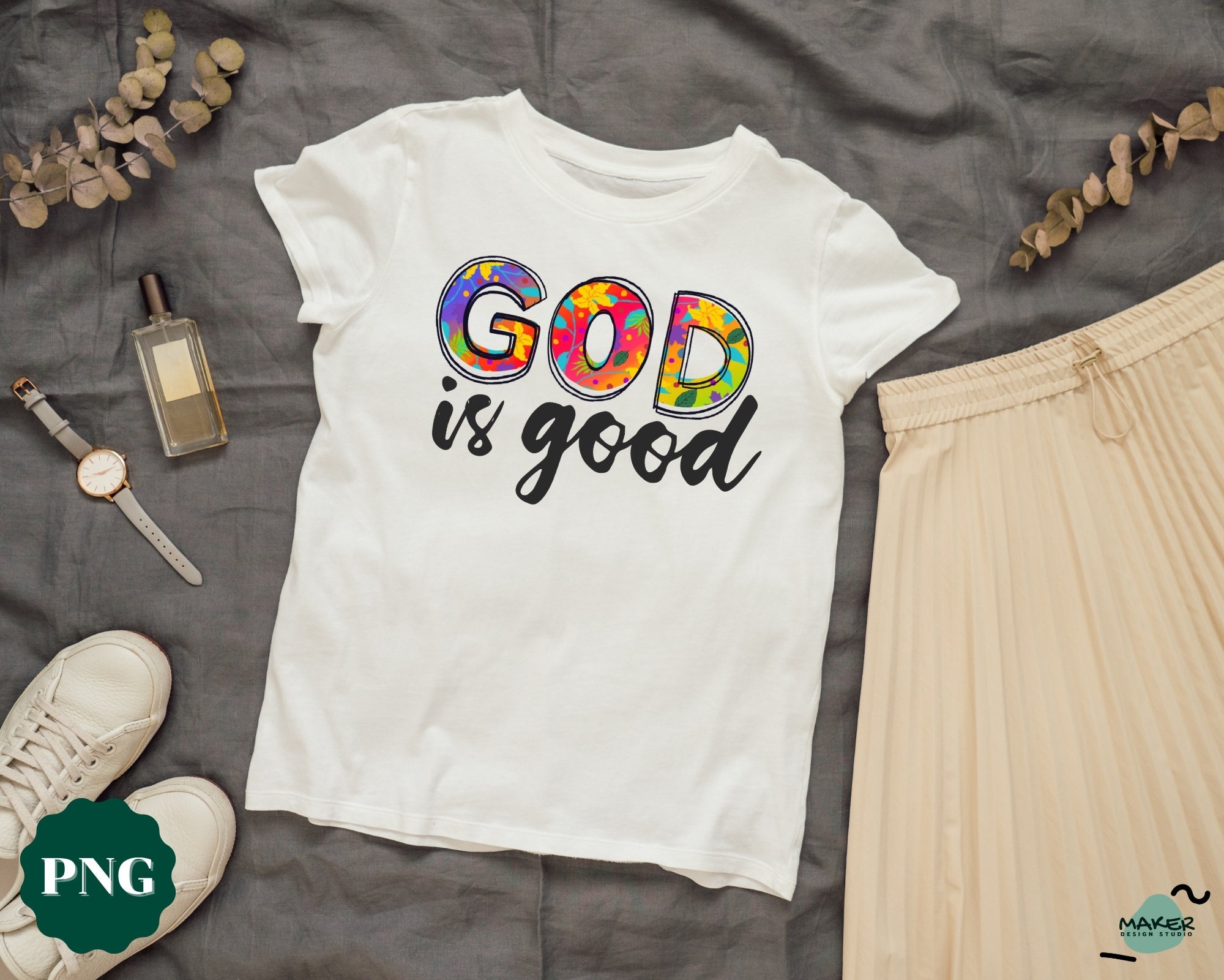 God is Good Png, God Png for Sublimation, Printable, Instant Download ...