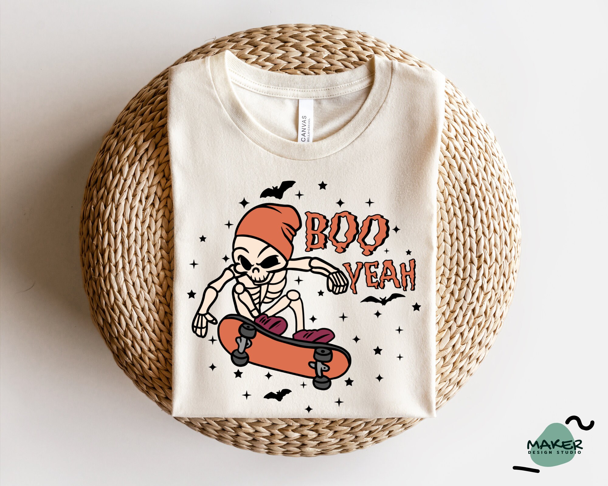 Skeleton Skateboard Svg, Spooky Vibes Svg, Halloween Png, Halloween ...