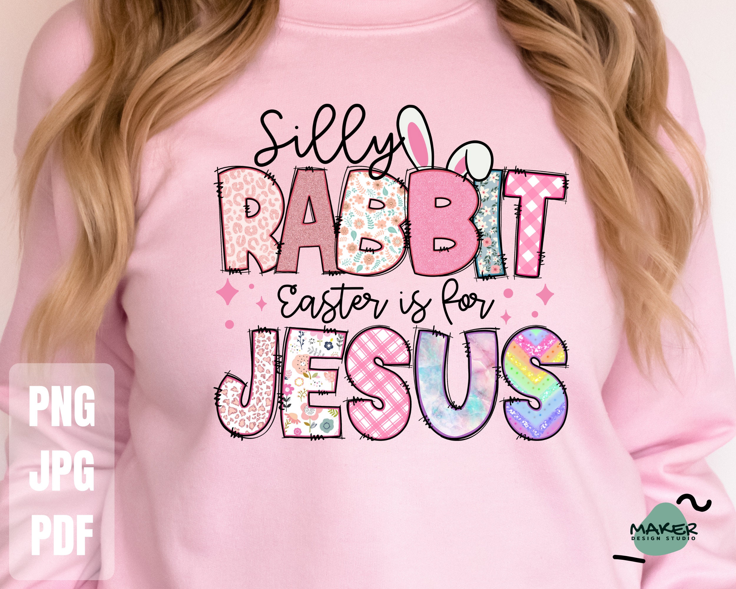 Silly Rabbit Easter is for Jesus Png Easter Png Bunny Jesus - Etsy