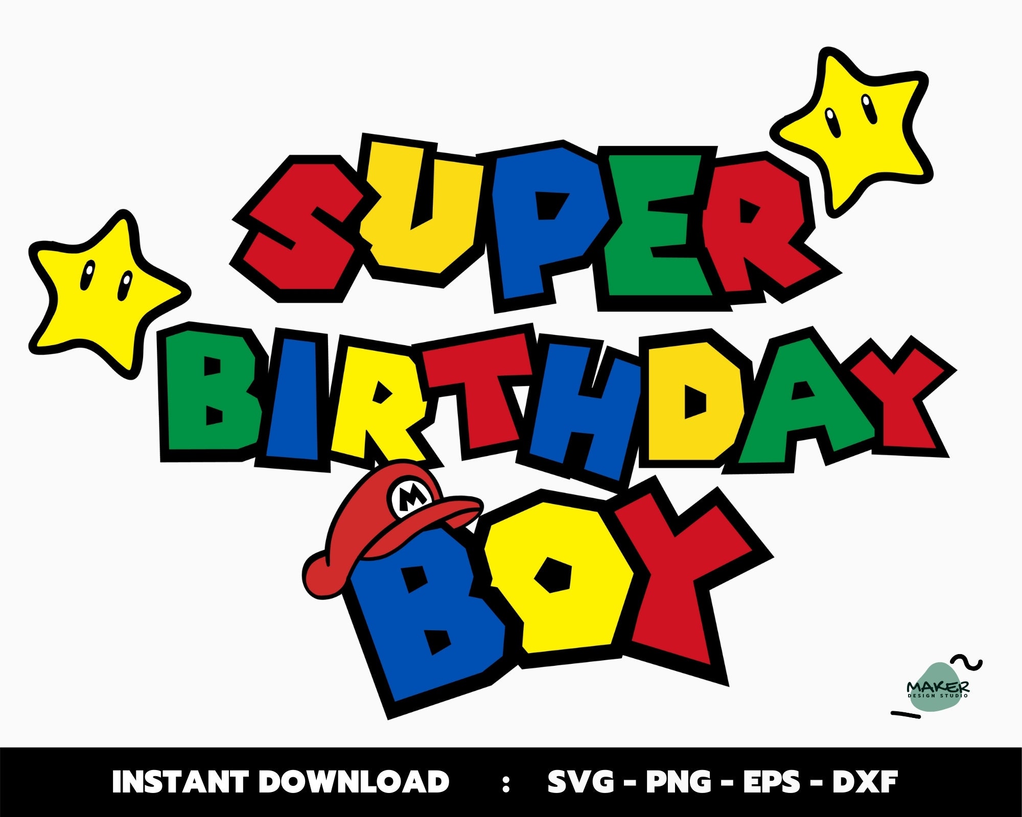 Super Birthday Boy Svg, Super Boy Svg, Cut Files for Silhouette, Files ...