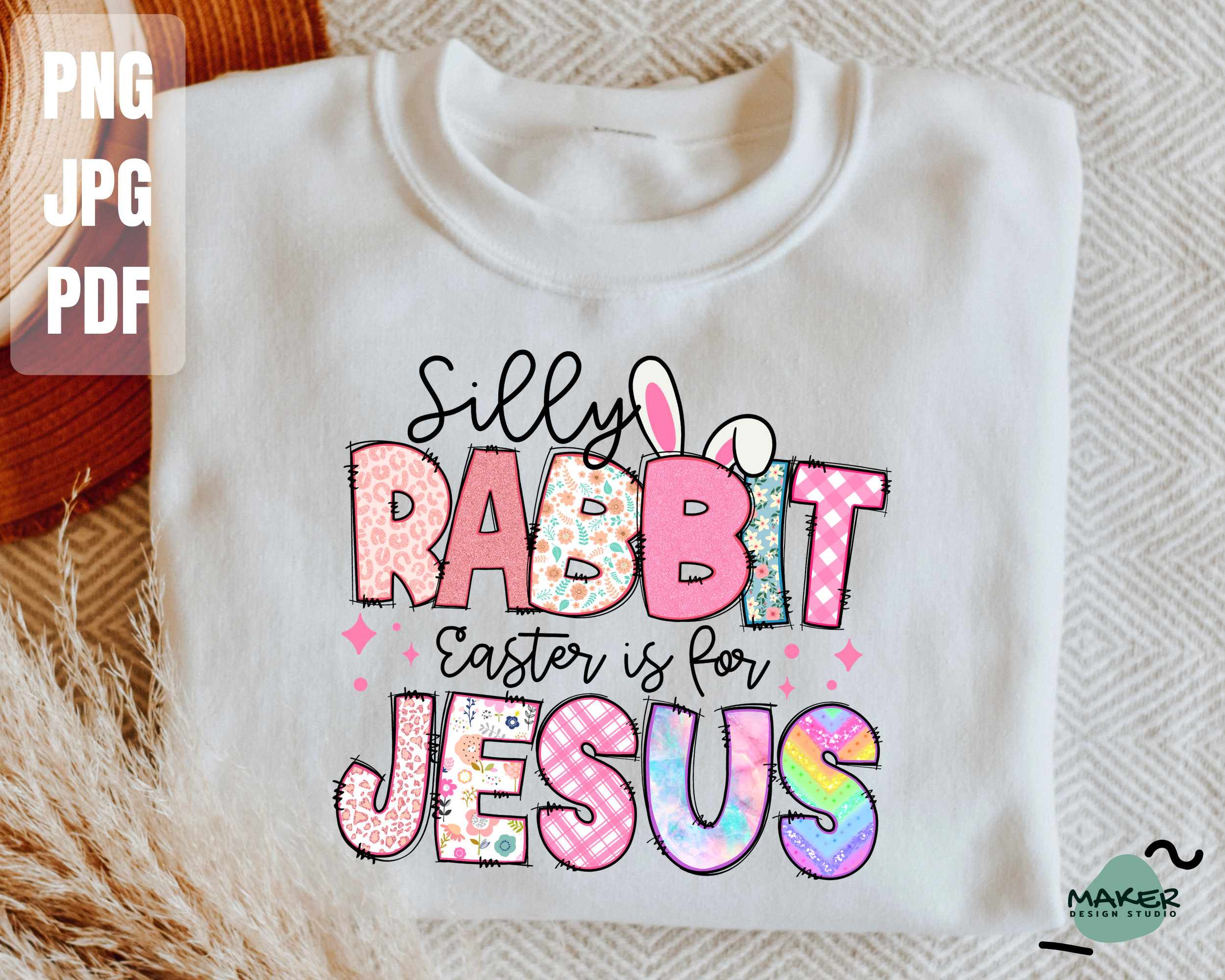 Silly Rabbit Easter is for Jesus Png Easter Png Bunny Jesus - Etsy
