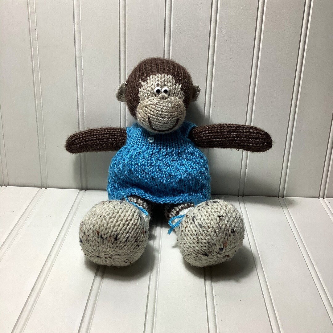 Hand Knit Chunky Monkey - Etsy