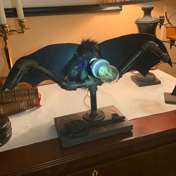 Bat Lamp - Etsy