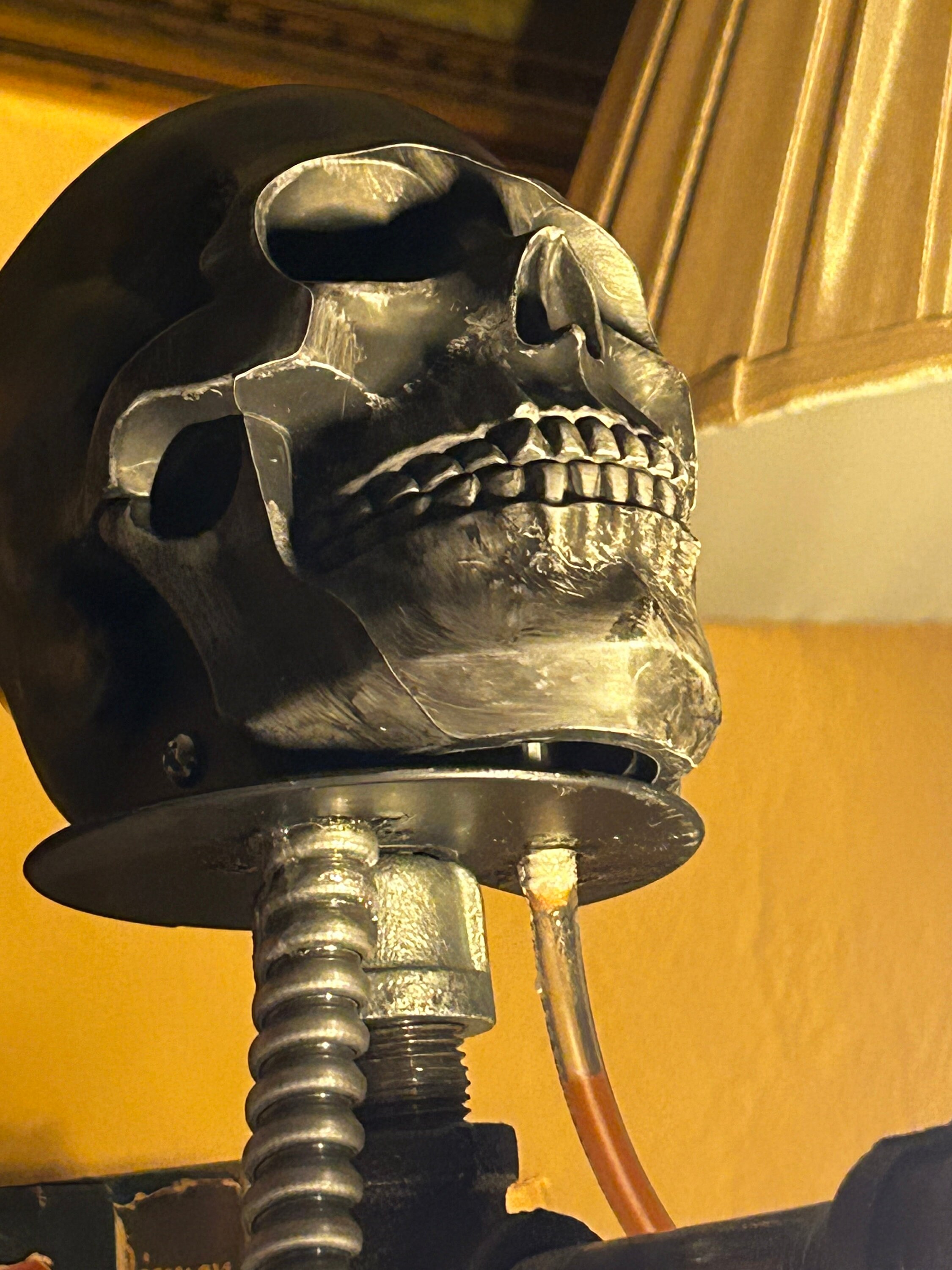 Grey Skull Halloween Lamp - Etsy