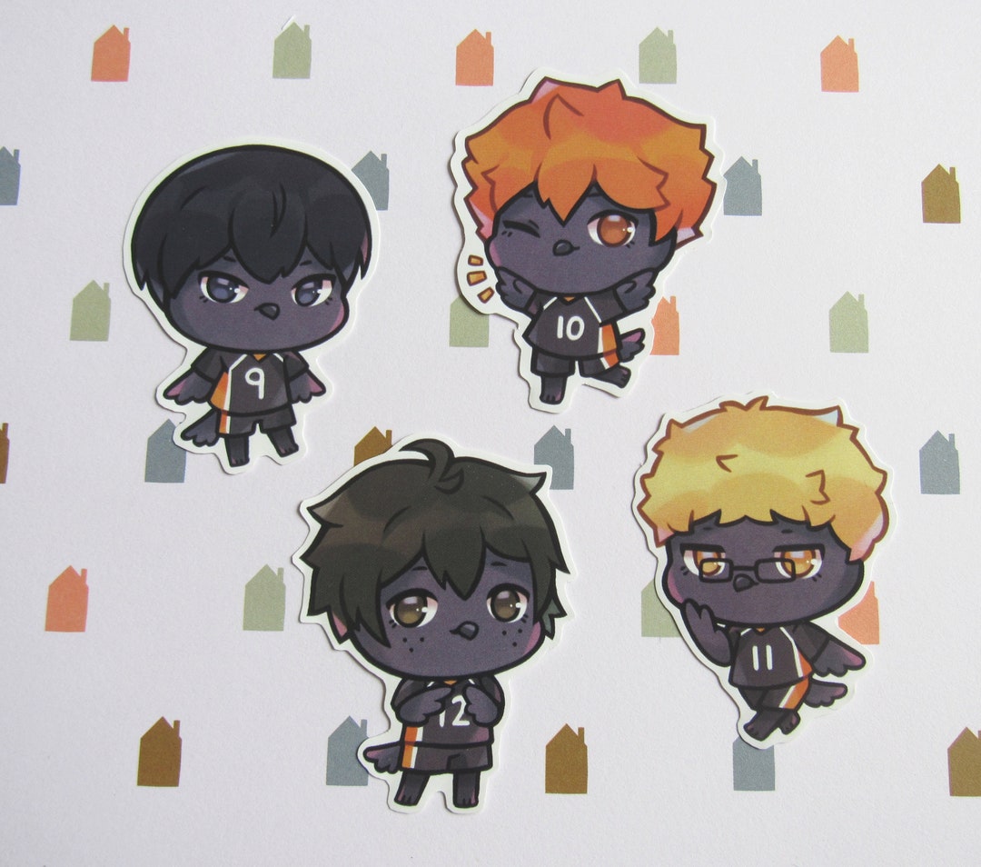 Anime Animals - Karasuno - Stickers - Etsy
