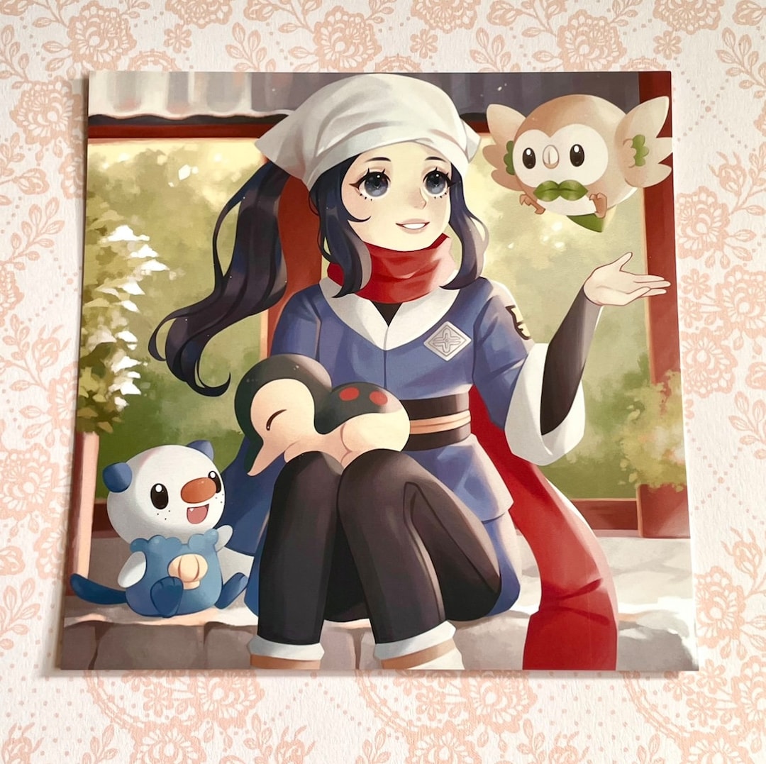 Akari Legends Arceus - Pokemon - Square Print - Etsy