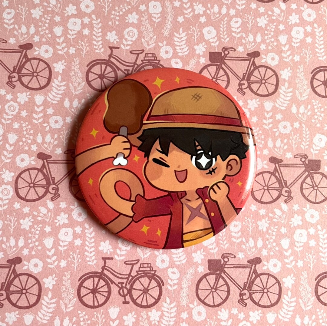 Luffy - Button - Etsy