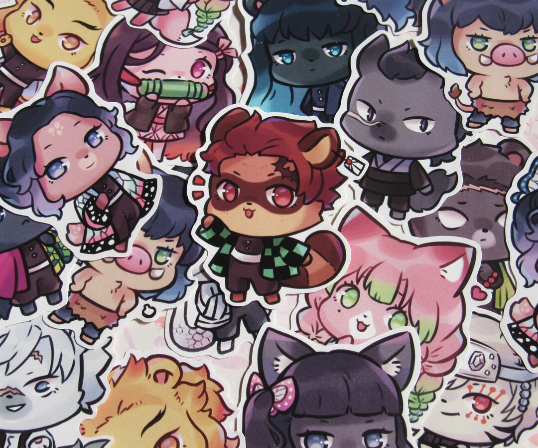 Anime Animal Stickers Vol 3 Hashira Sticker - Etsy