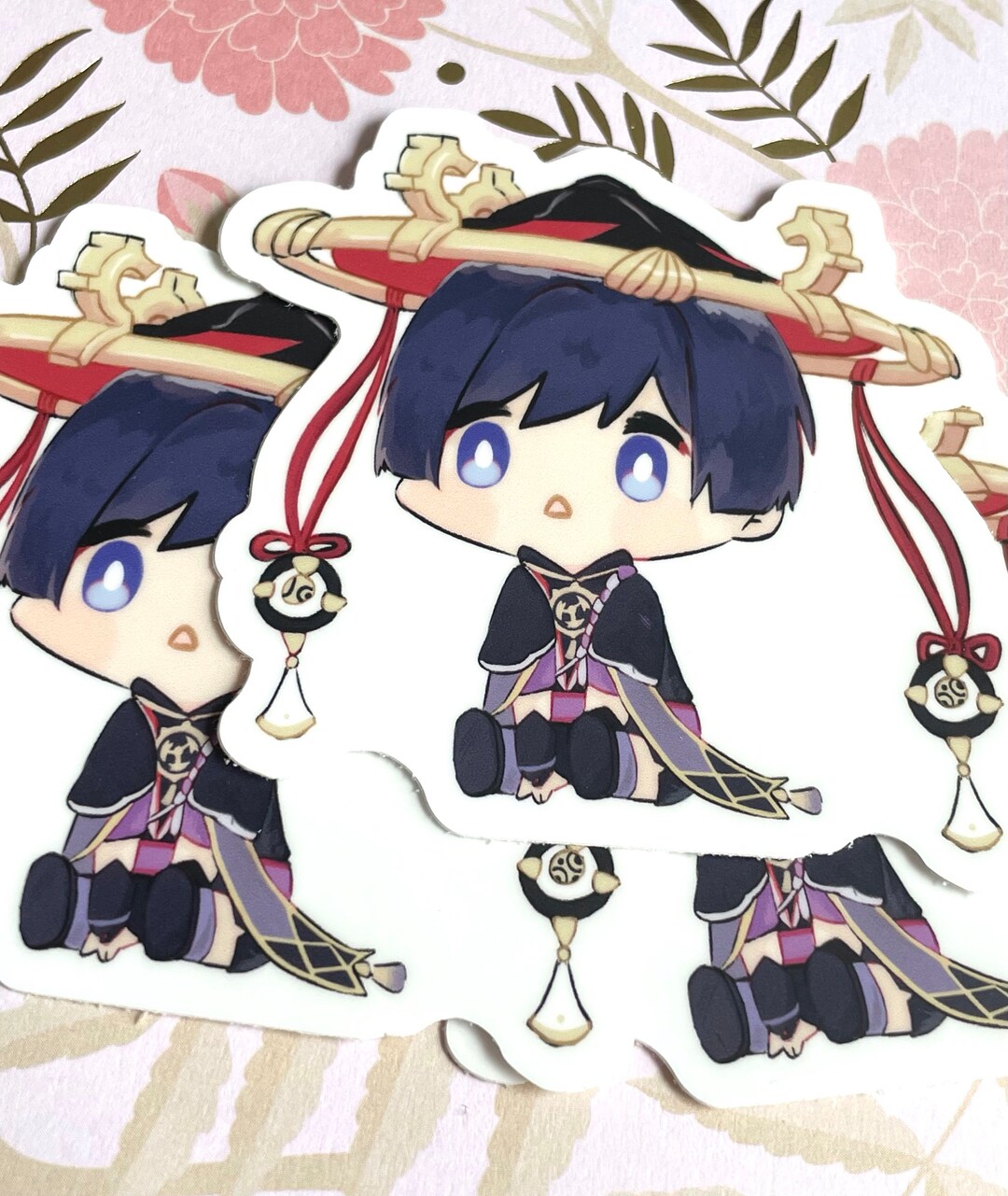 Scaramouche Genshin Impact Vinyl Sticker - Etsy