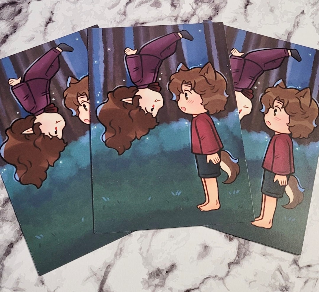 B-GRADE Curiosity - Bite the Moon - 4x6 Mini Print - Etsy