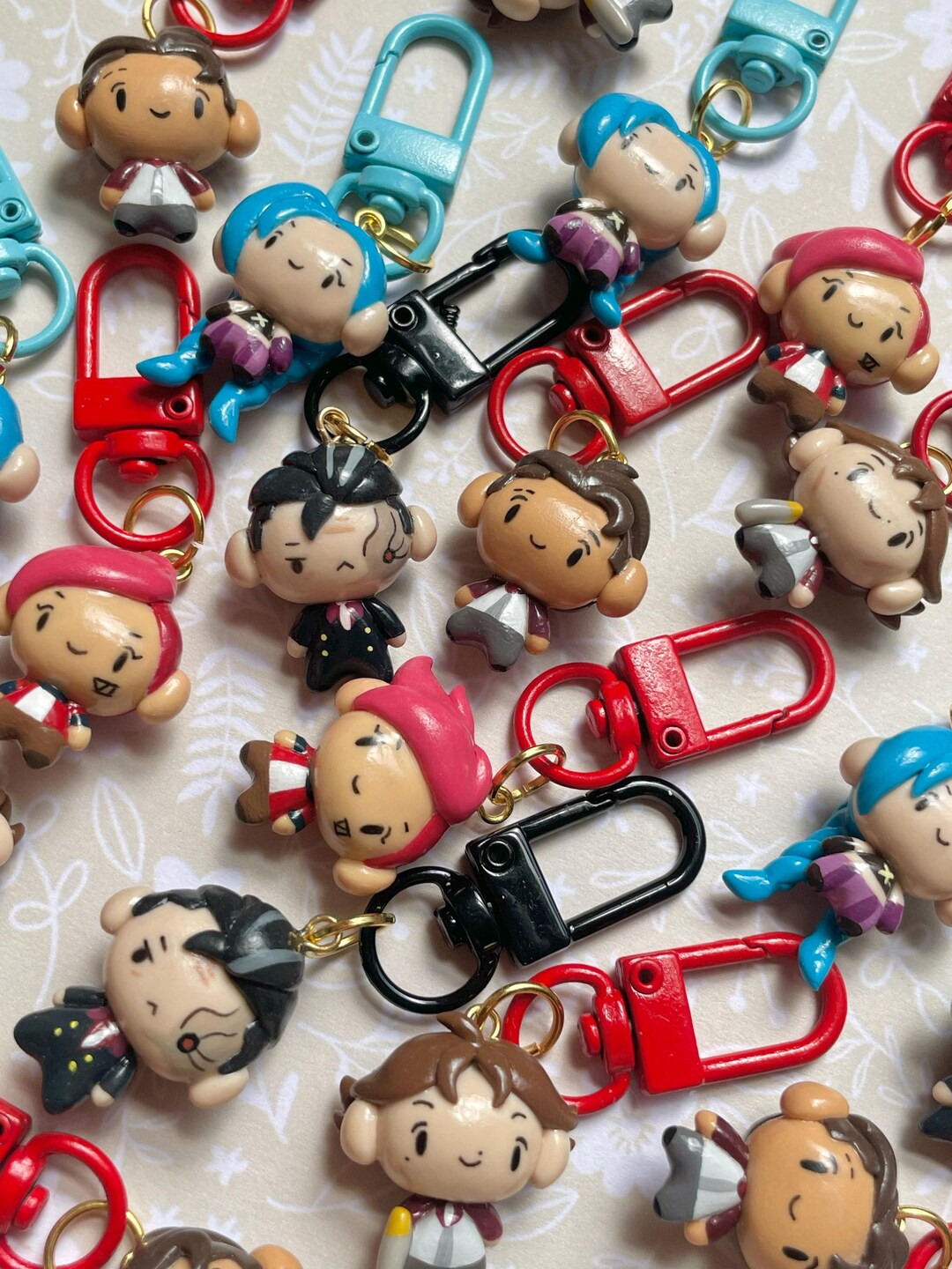 Jinx, Vi, Viktor, Jayce, Silco - Arcane - Clay Keychain - Etsy