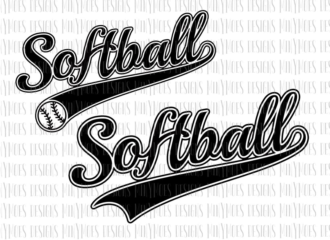Softball SVG , PNG , JPG - Etsy