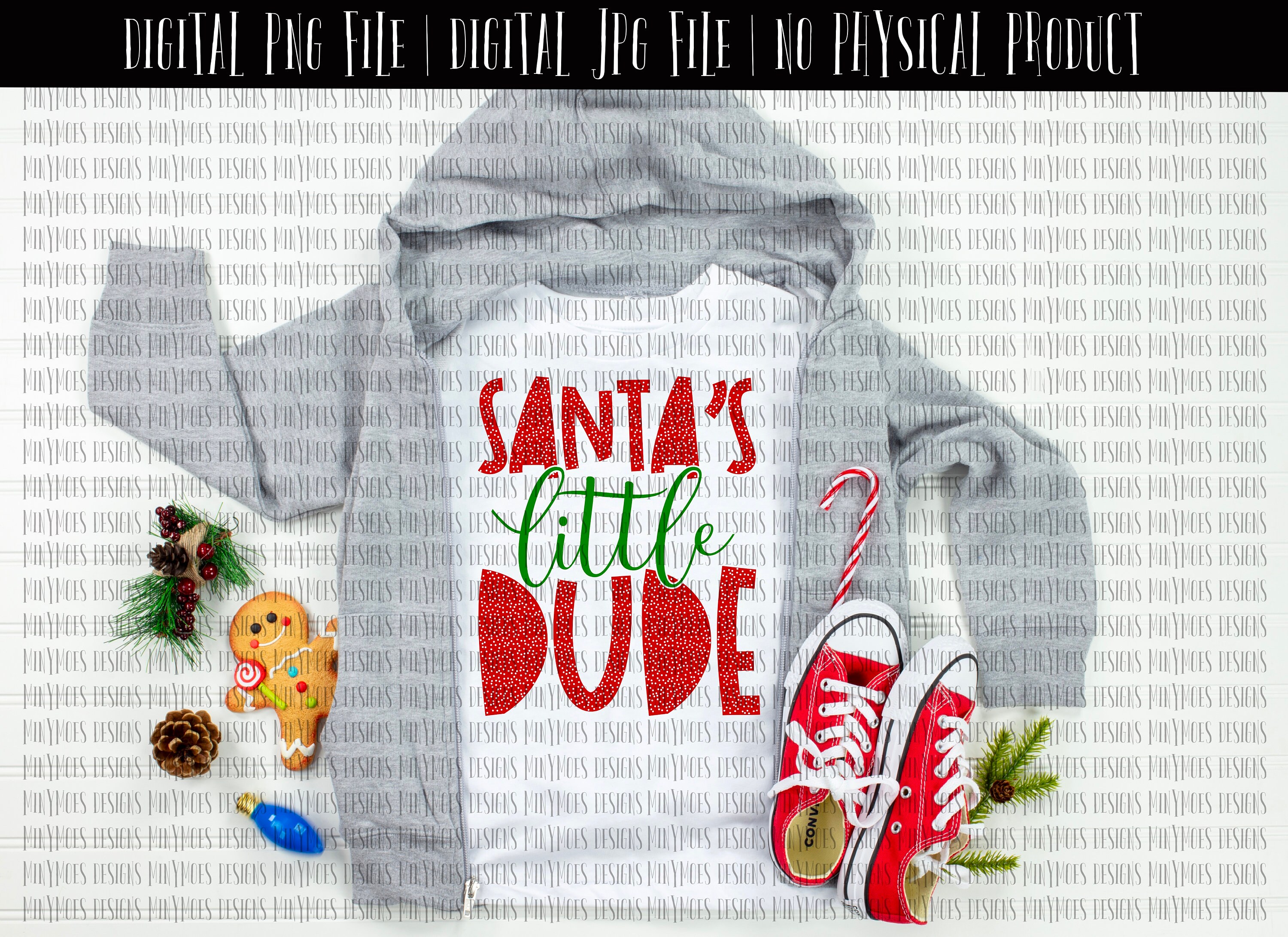 Santa’s Little Dude PNG, Kids Christmas PNG - Etsy