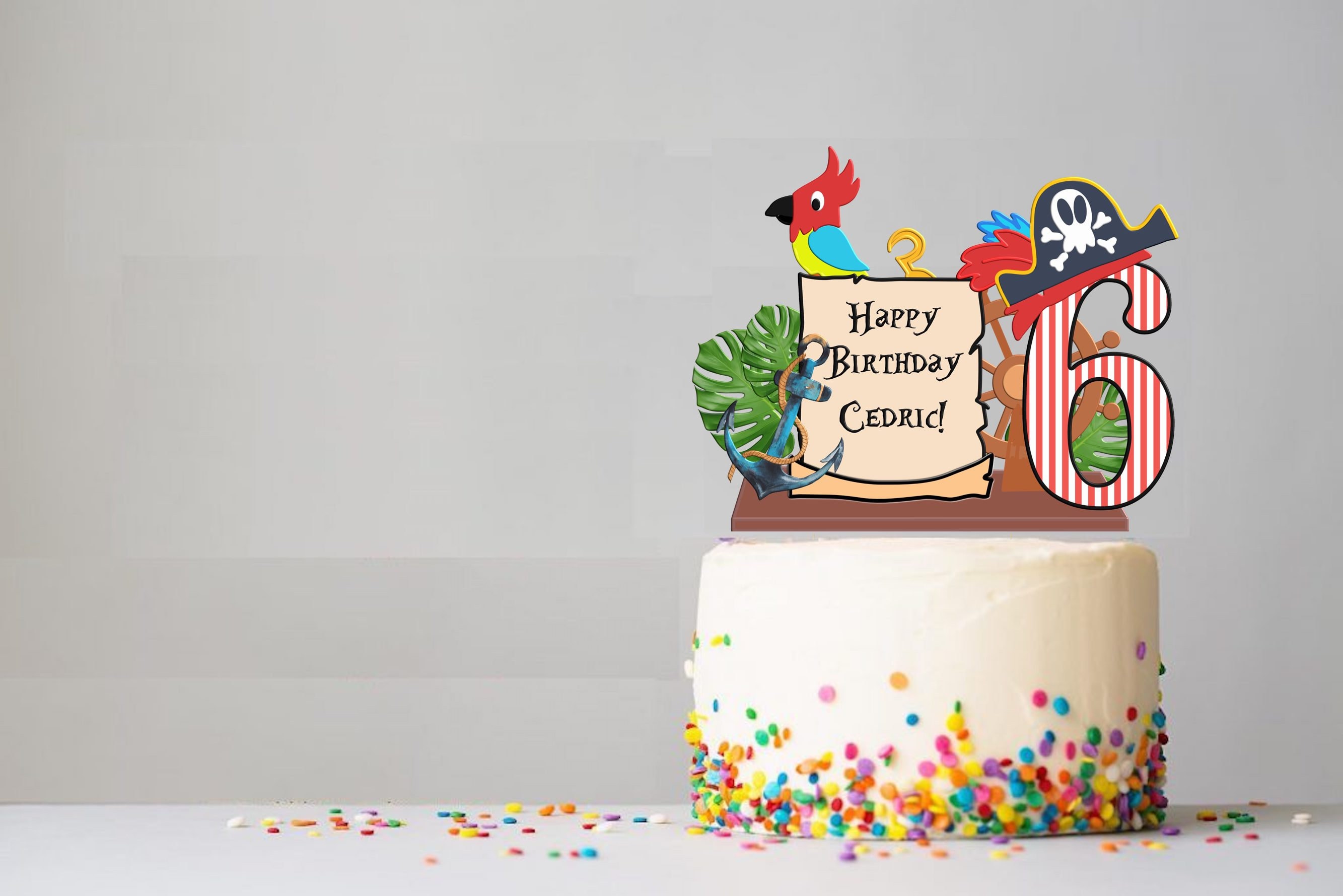 Jake And The Neverland Pirates Jolly Roger Cake