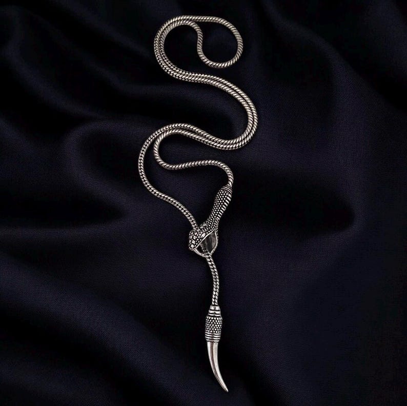 Snake Necklace - Etsy