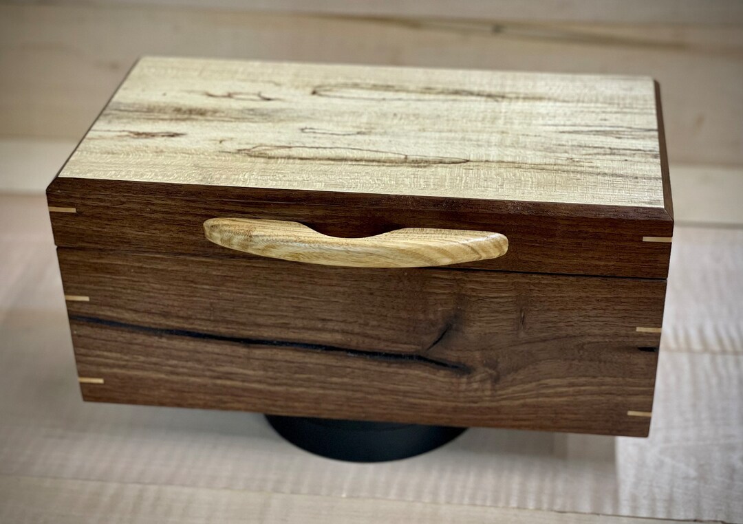 Keepsake Box, Rustic Walnut and Spalted Hackberry - Etsy