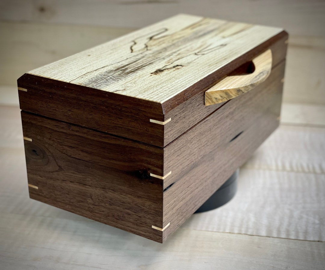 Keepsake Box, Rustic Walnut and Spalted Hackberry - Etsy