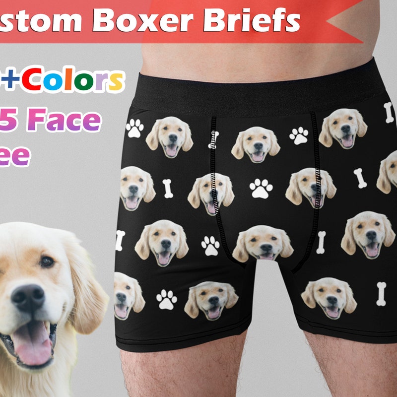 Custom Animal Face Boxers - Etsy