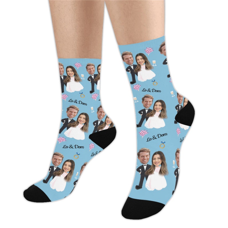 Personalized Wedding Socks Custom Face Socks Custom Groom - Etsy