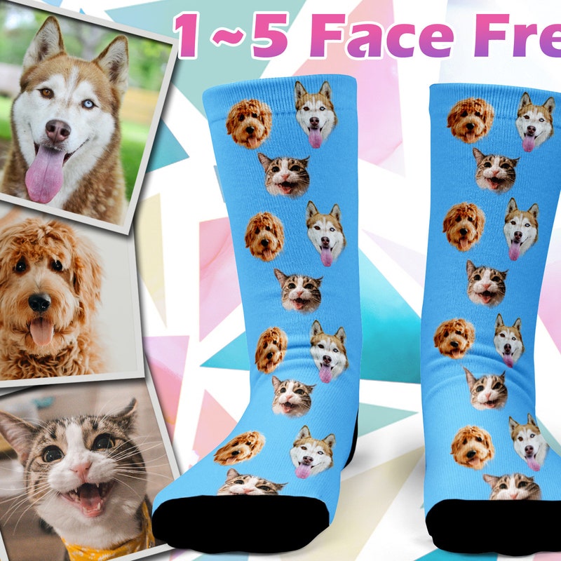 Funny Custom Socks Usa - Etsy