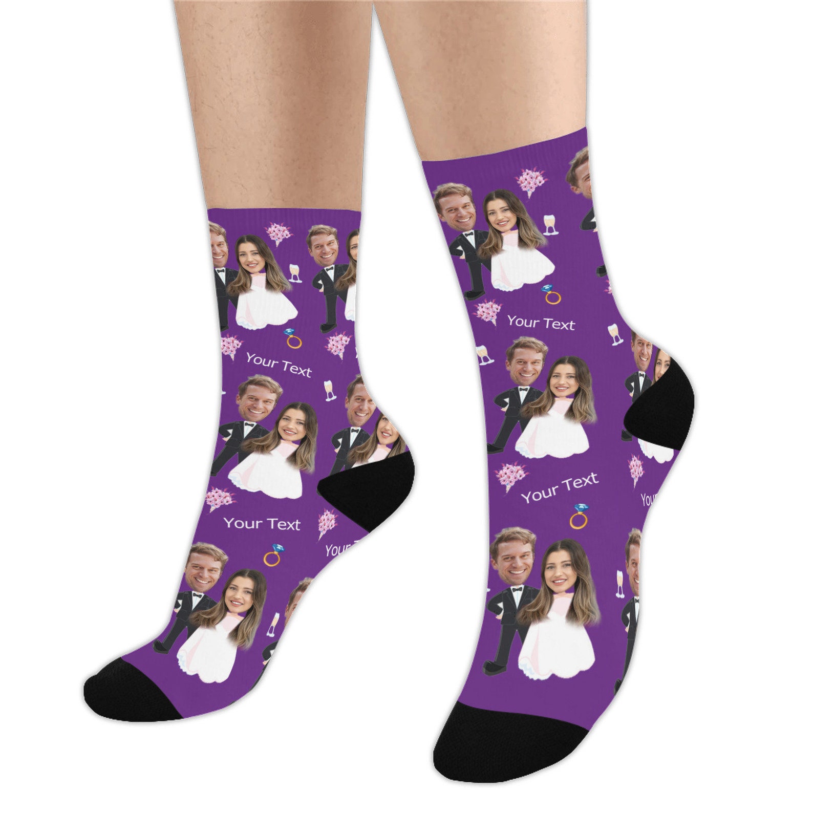 Personalized Wedding Socks Custom Face Socks Custom Groom - Etsy